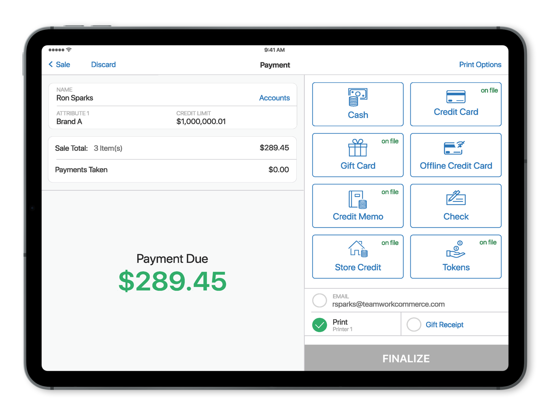 Stadium Point of Sale - Teamwork Commerce