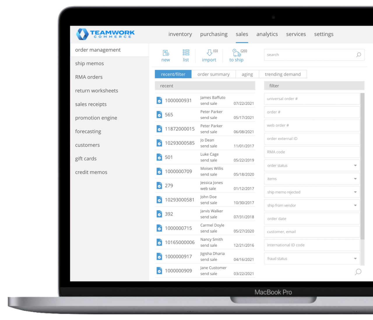 Teamwork Commerce | Omnichannel Enterprise Retail Solution