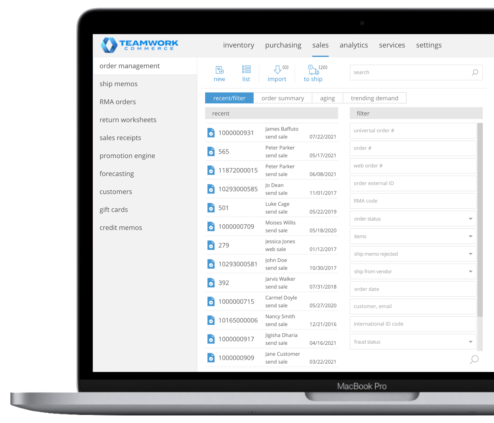 Teamwork Commerce | Omnichannel Enterprise Retail Solution