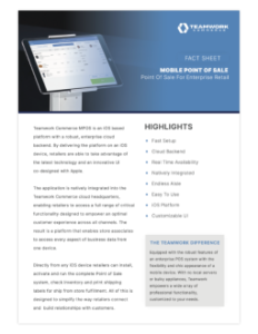 Fact Sheets - Teamwork Commerce